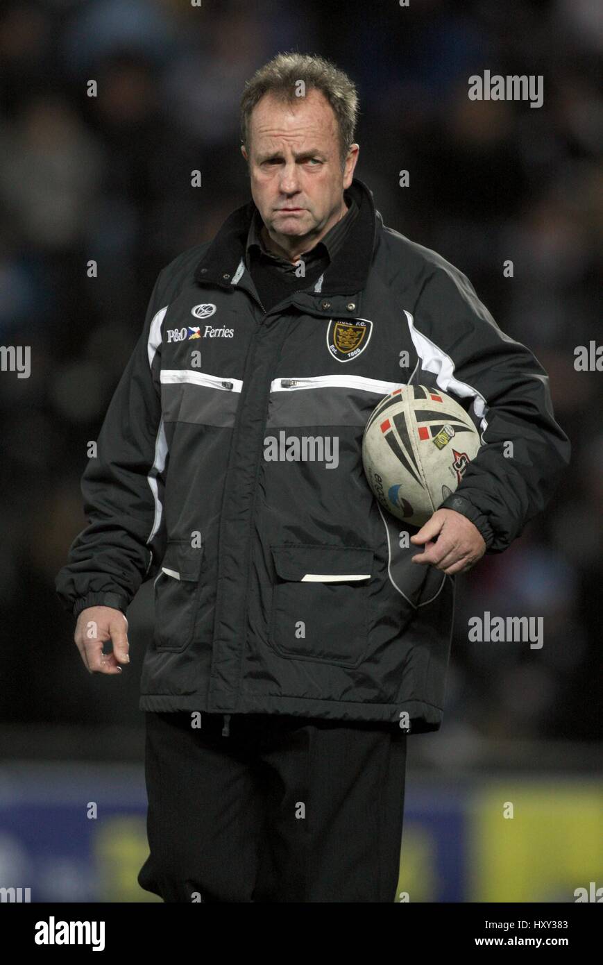 PETER SHARP HULL FC RUGBY LEAGUE COACH KC STADIUM HULL ENGLAND 22 ...