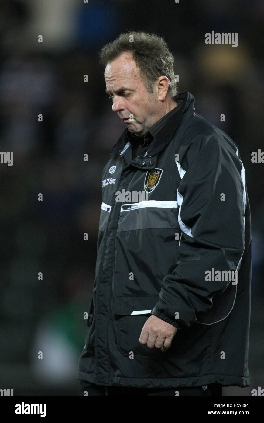 PETER SHARP HULL FC RUGBY LEAGUE COACH KC STADIUM HULL ENGLAND 22 ...