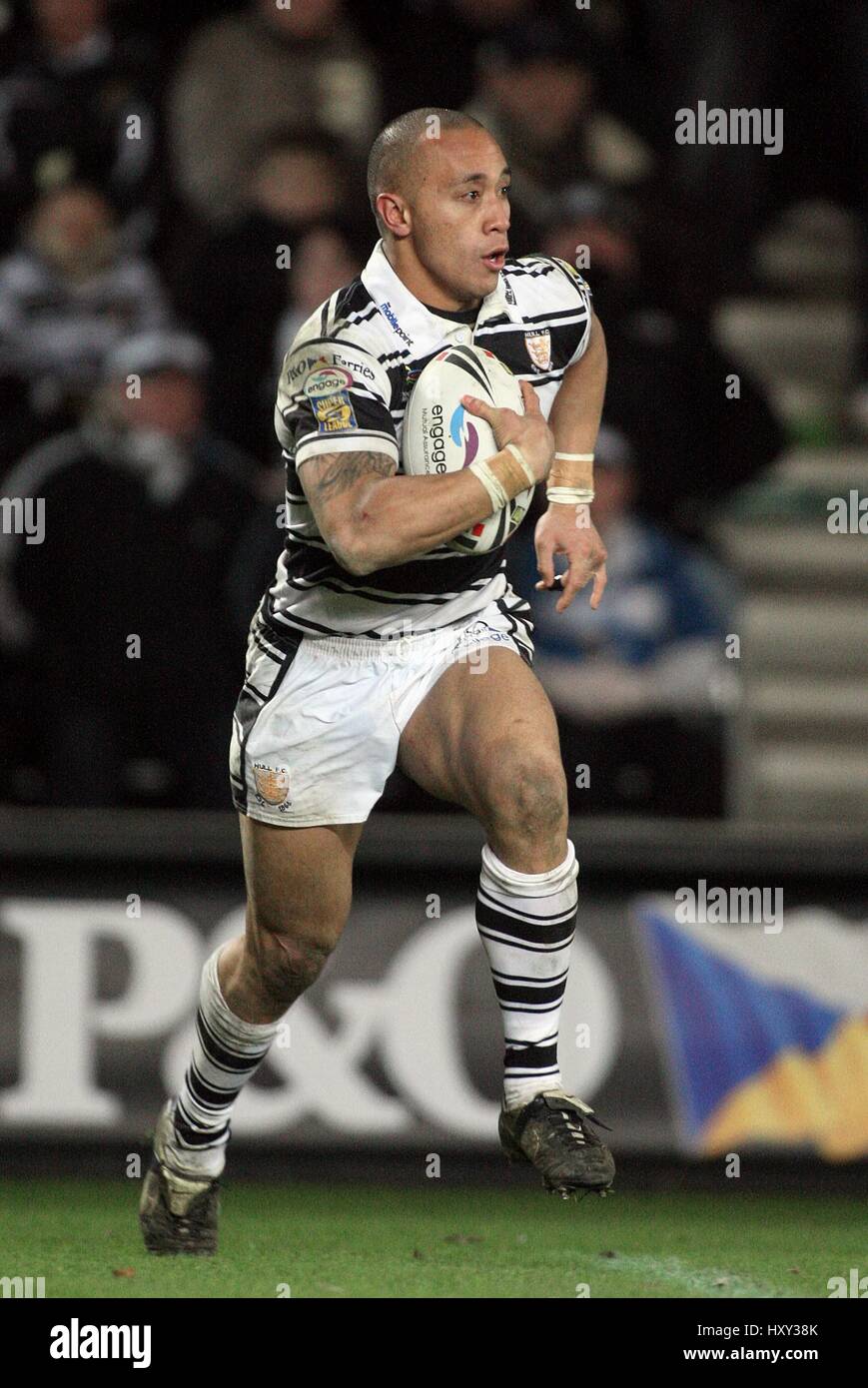 MOTU TONY HULL FC KC STADIUM HULL ENGLAND 22 February 2008 Stock Photo ...