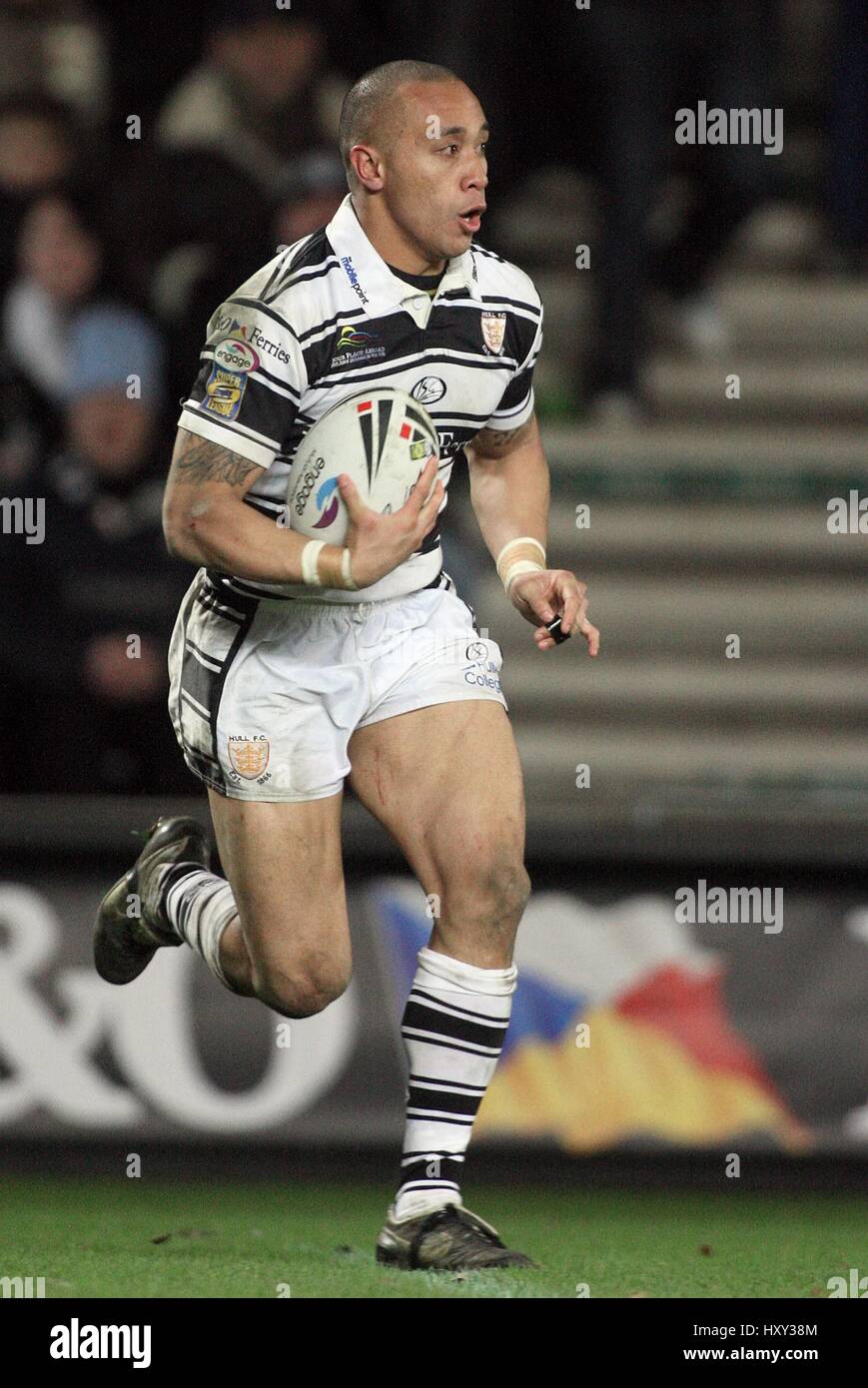 MOTU TONY HULL FC KC STADIUM HULL ENGLAND 22 February 2008 Stock Photo ...