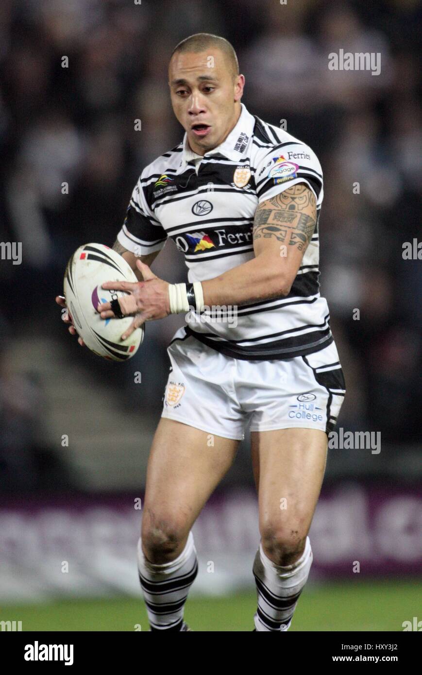 MOTU TONY HULL FC KC STADIUM HULL ENGLAND 14 March 2008 Stock Photo - Alamy