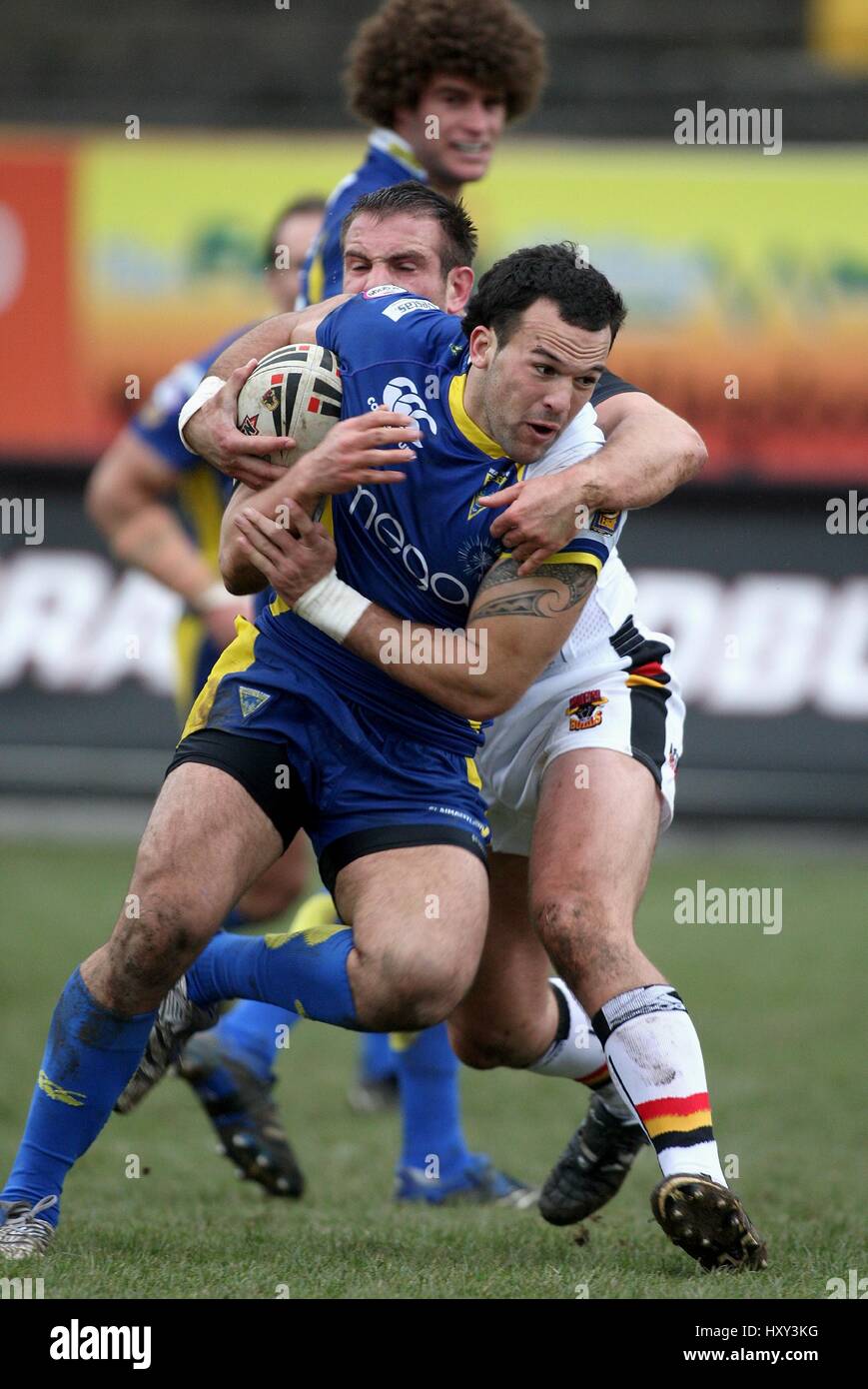 LOUIS ANDERSON & ANDY LYNCH BRADFORD BULLS V WARRINGTON GRATTAN STADIUM ...