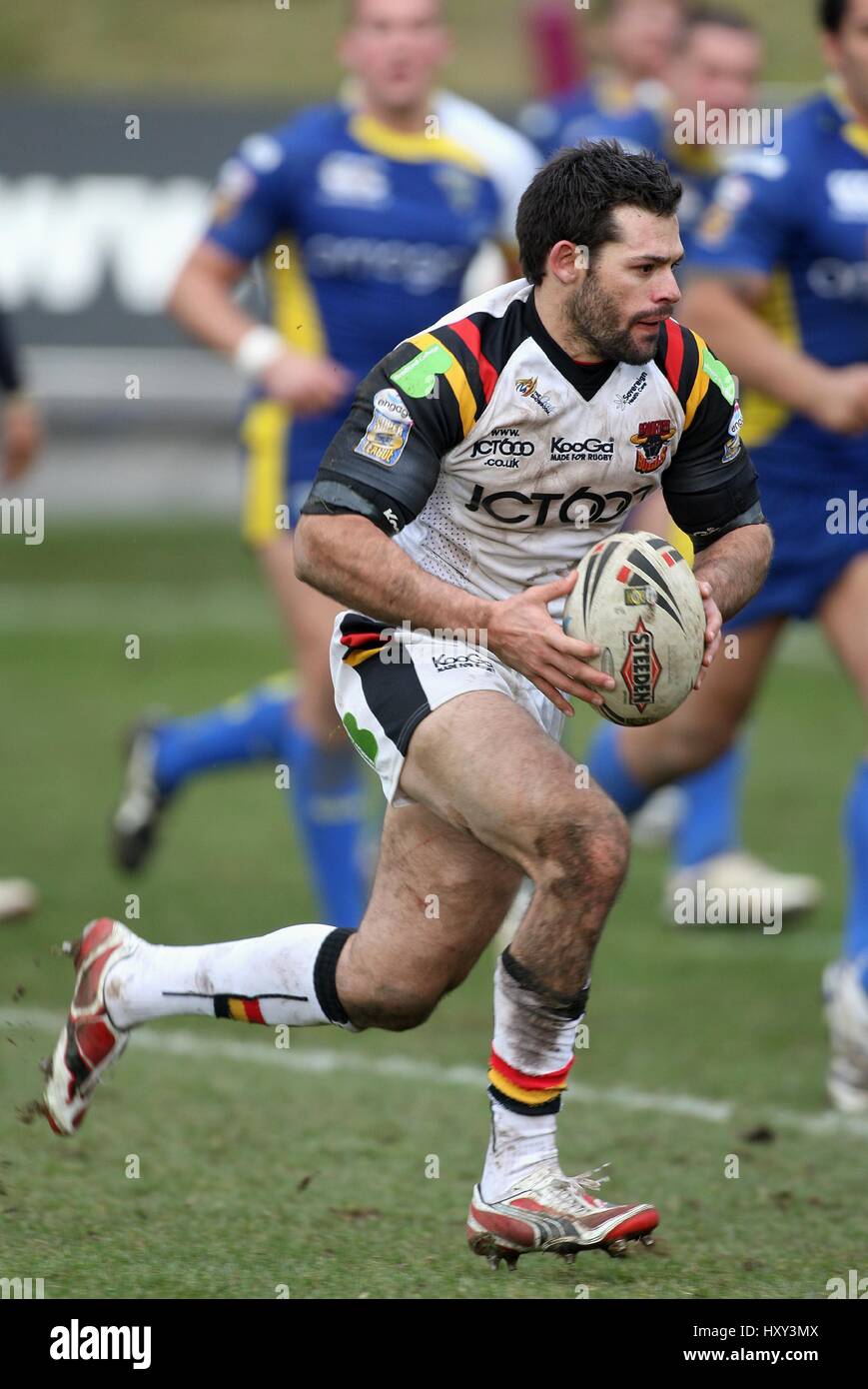 BEN JEFFRIES BRADFORD BULLS RLFC GRATTAN STADIUM ODSAL BRADFORD ENGLAND 16 March 2008 Stock ...