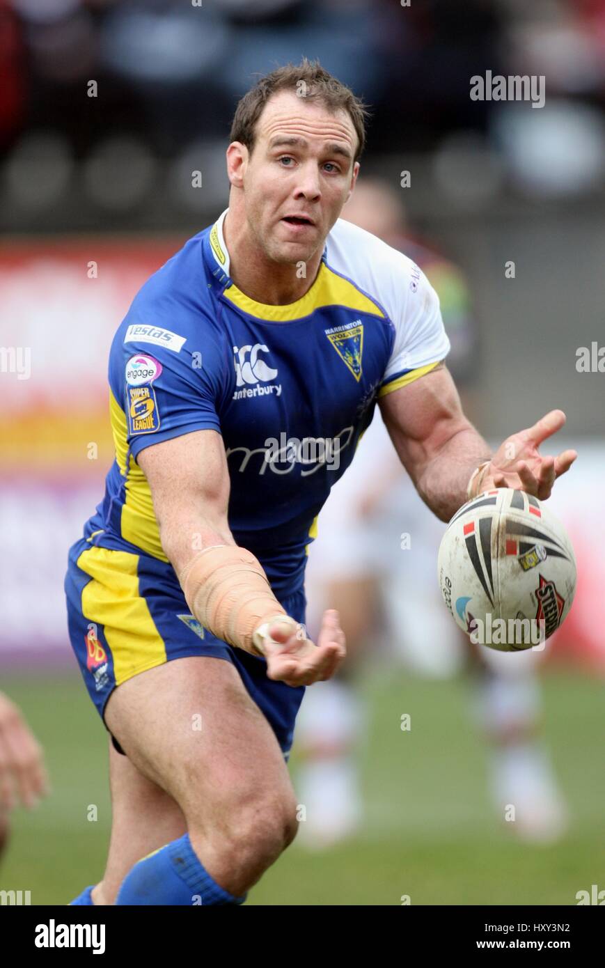 PAUL JOHNSON WARRINGTON WOLVES RLFC GRATTAN STADIUM ODSAL BRADFORD ...