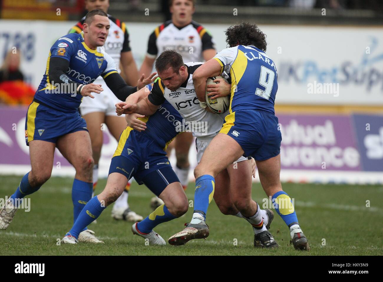 ANDY LYNCH ANDERSON & CLARKE BRADFORD BULLS V WARRINGTON GRATTAN ...