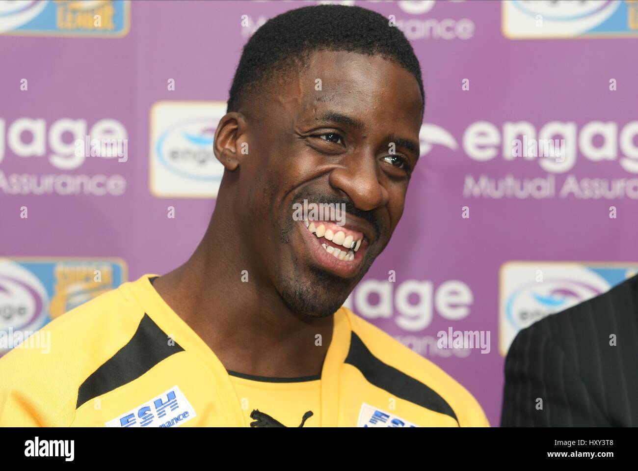 DWAIN CHAMBERS CASTLEFORD TIGERS RLFC THE JUNGLE STADIUM CASTLEFORD ...