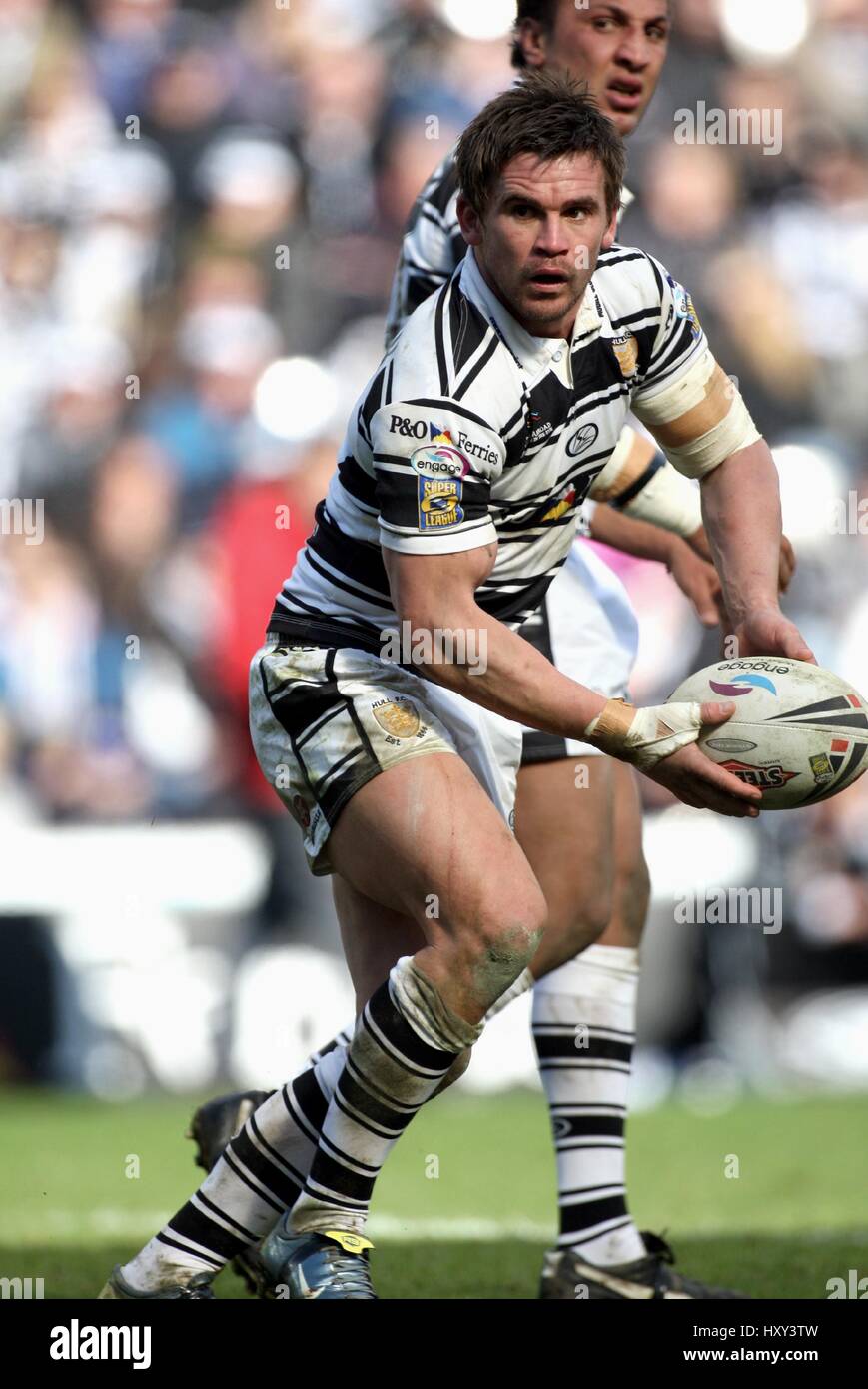 SHAUN BERRIGAN HULL FC K.C.STADIUM HULL ENGLAND 24 March 2008 Stock ...