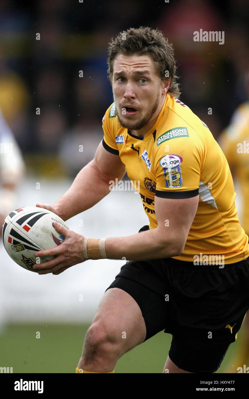 LUKE DORN CASTLEFORD TIGERS RLFC THE JUNGLE CASTLEFORD ENGLAND 06 April ...