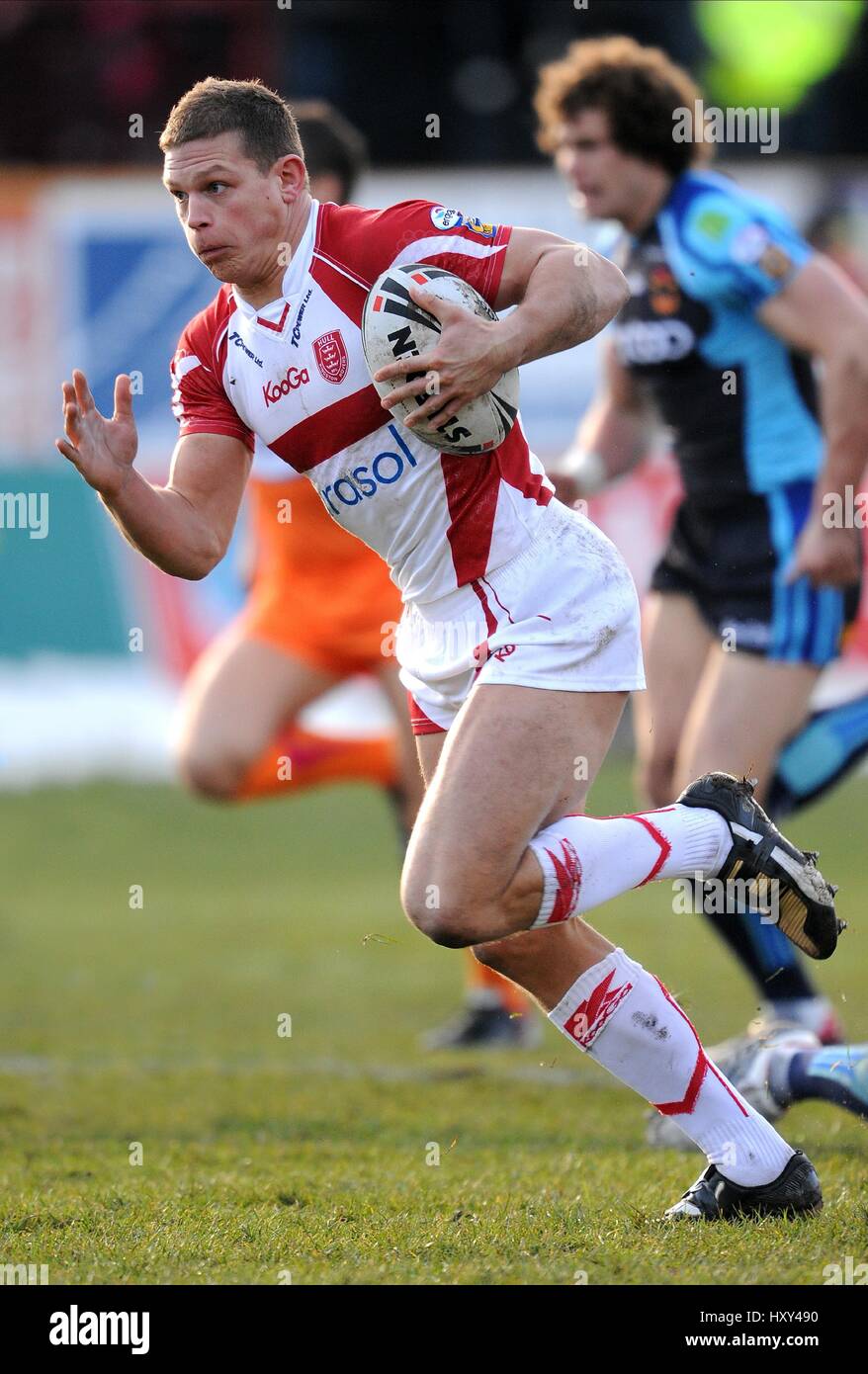PETER FOX HULL KR GRATTAN STADIUM BRADFORD ENGLAND 15 February 2009 ...