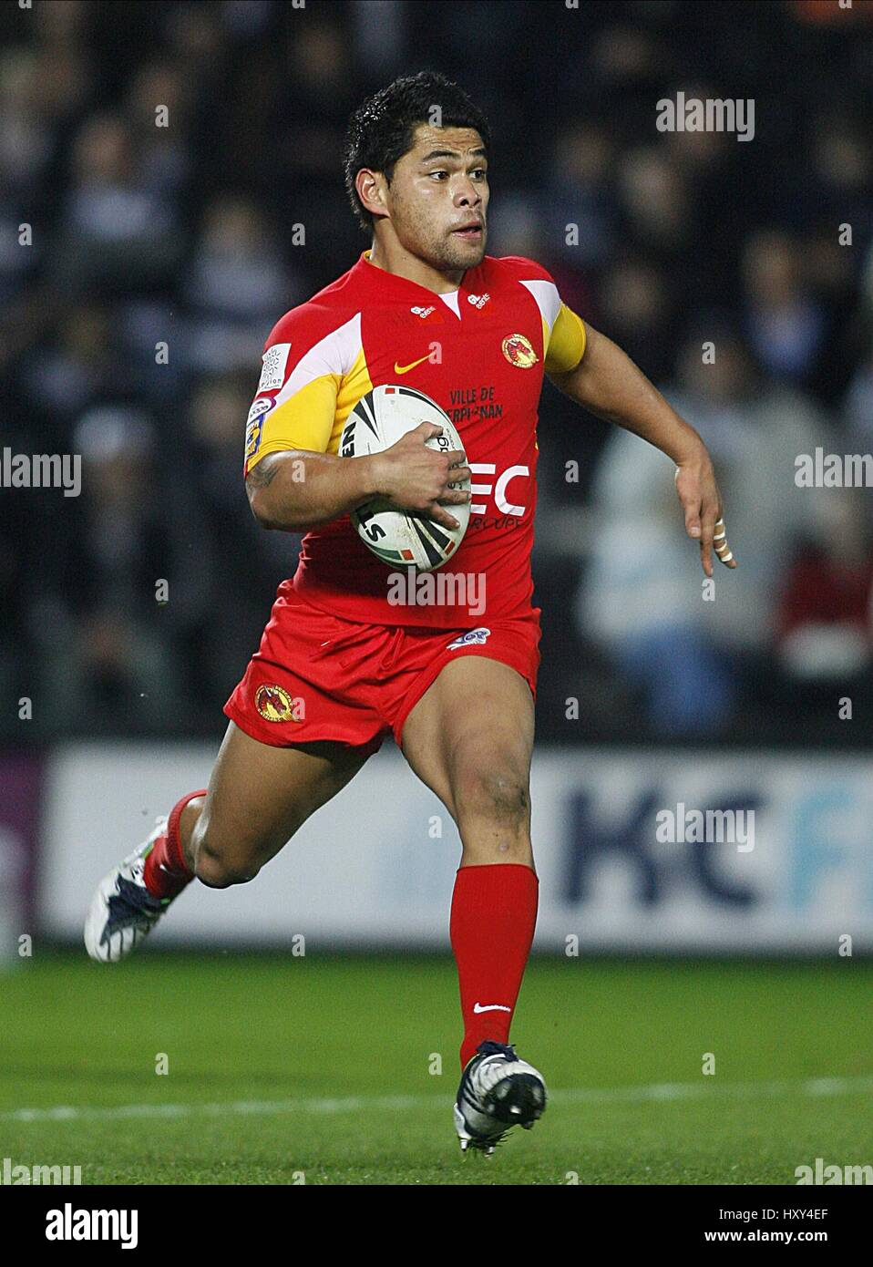 DIMITRI PELO CATALANS DRAGONS KC STADIUM HULL ENGLAND 27 February 2009 ...