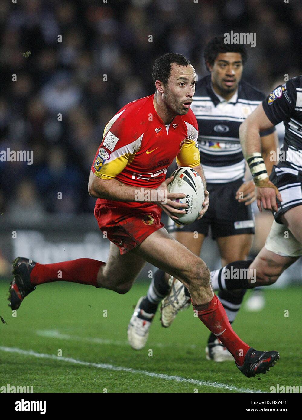 ADAM MOGG CATALANS DRAGONS KC STADIUM HULL ENGLAND 27 February 2009 ...