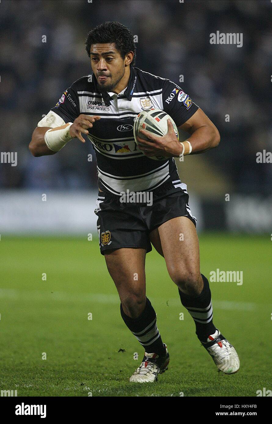 WILLIE MANU HULL FC KC STADIUM HULL ENGLAND 27 February 2009 Stock ...