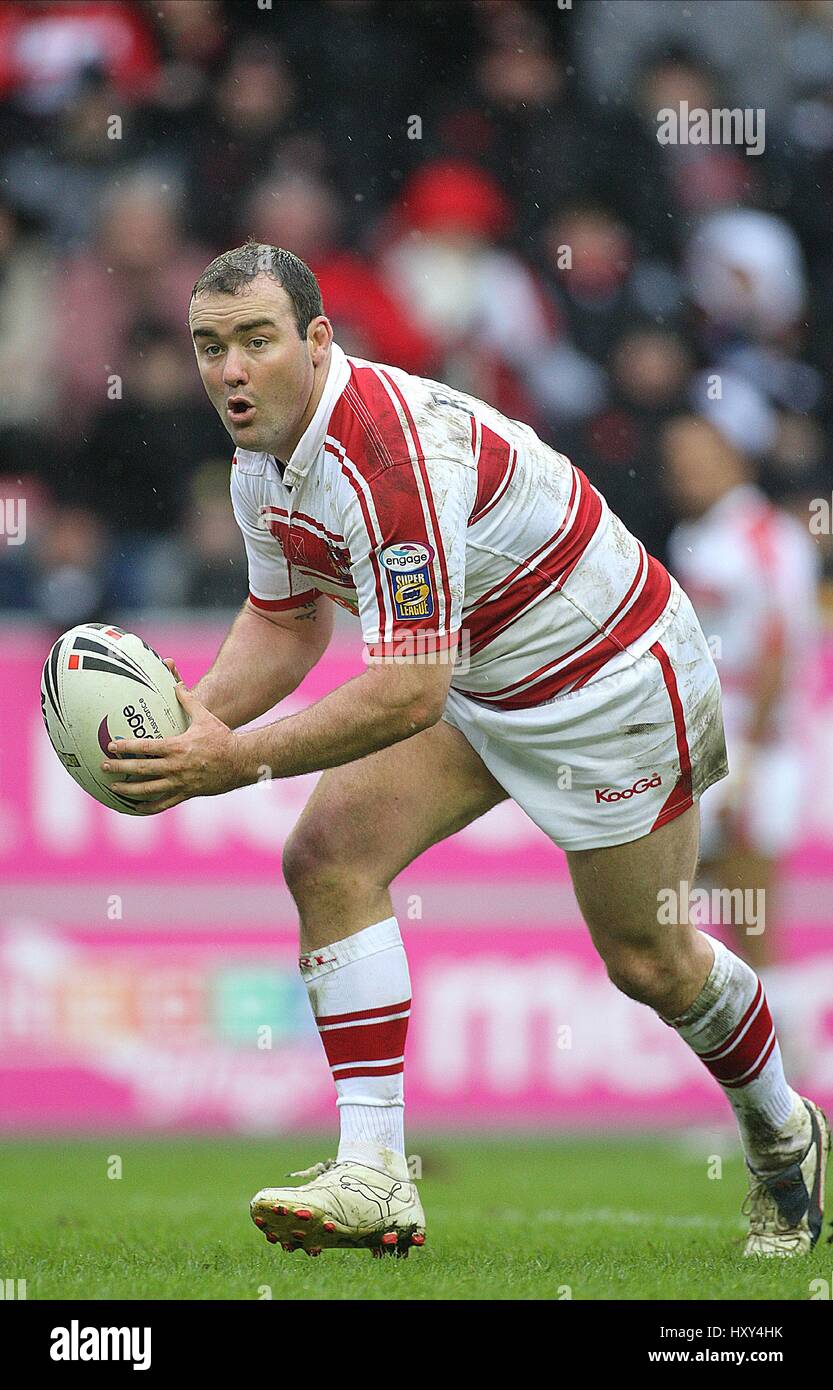 MARK RIDDELL WIGAN WARRIORS RLFC JJB STADIUM WIGAN ENGLAND 08 February ...