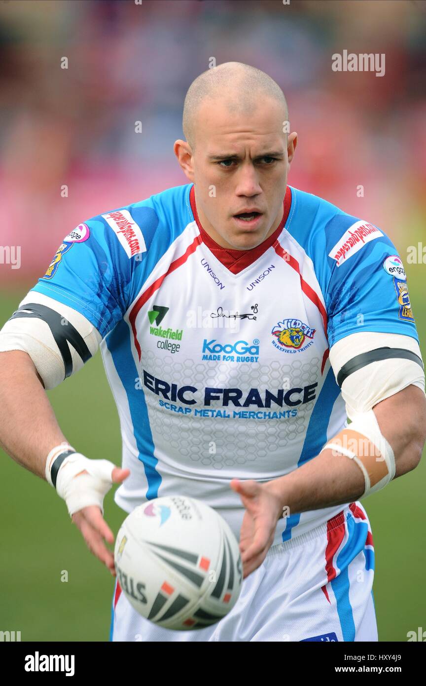 RICKY BIBEY WAKEFIELD WILDCATS RLFC BELLE VUE STADIUM WAKEFIELD ENGLAND ...