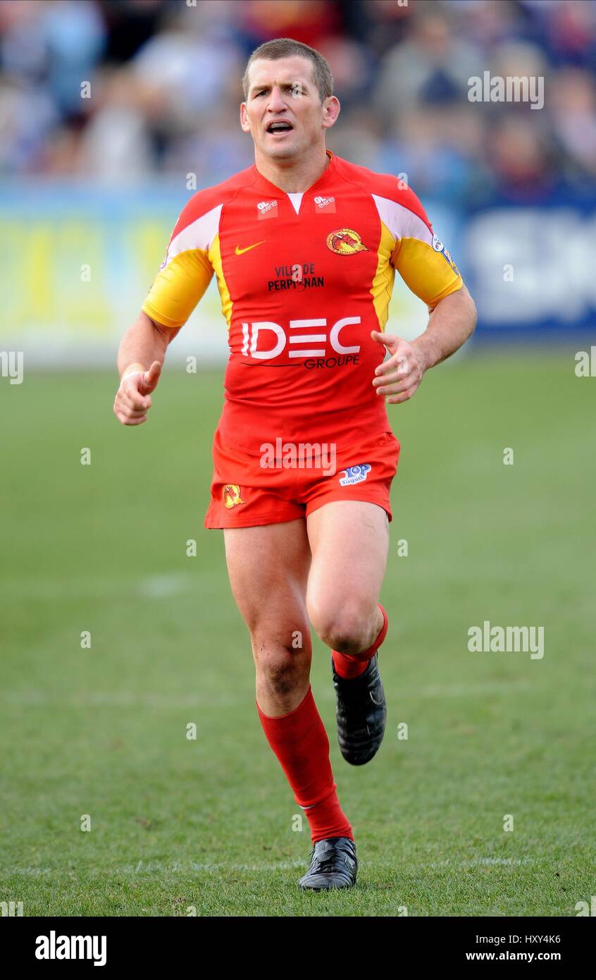 SHANE PERRY CATALANS DRAGONS RLFC BELLE VUE STADIUM WAKEFIELD ENGLAND ...