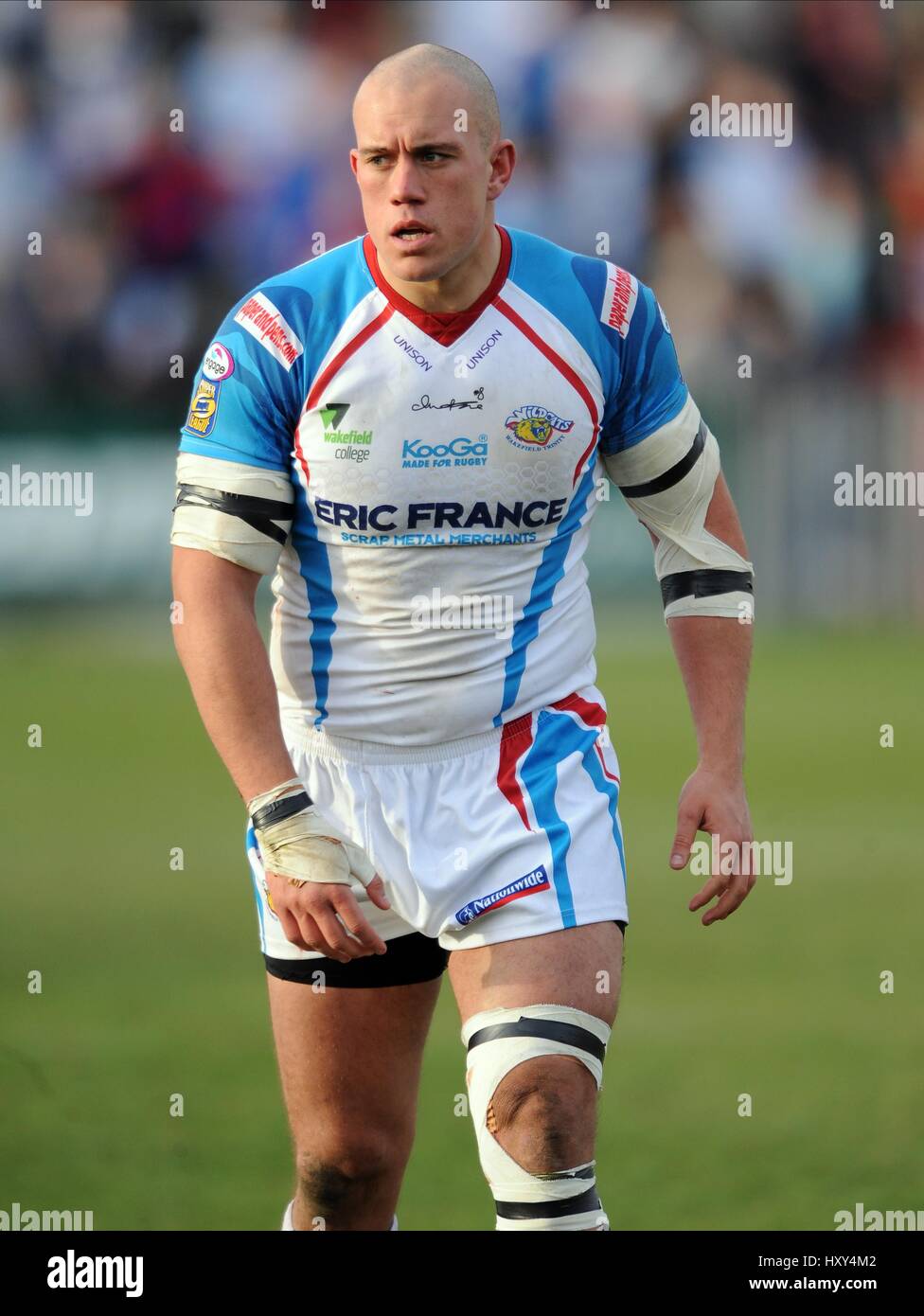 RICKY BIBEY WAKEFIELD WILDCATS RLFC BELLE VUE STADIUM WAKEFIELD ENGLAND ...