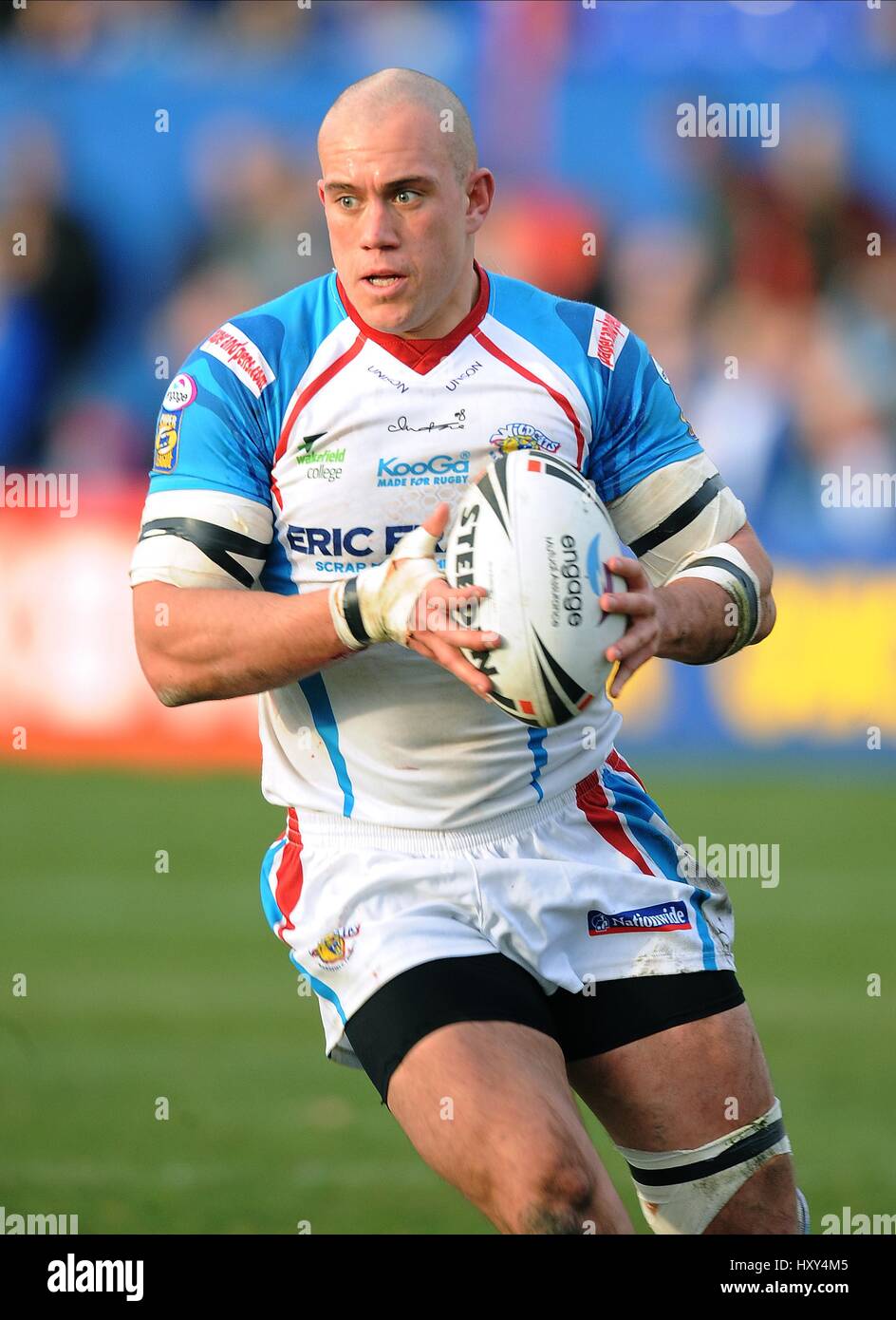RICKY BIBEY WAKEFIELD WILDCATS RLFC BELLE VUE STADIUM WAKEFIELD ENGLAND ...