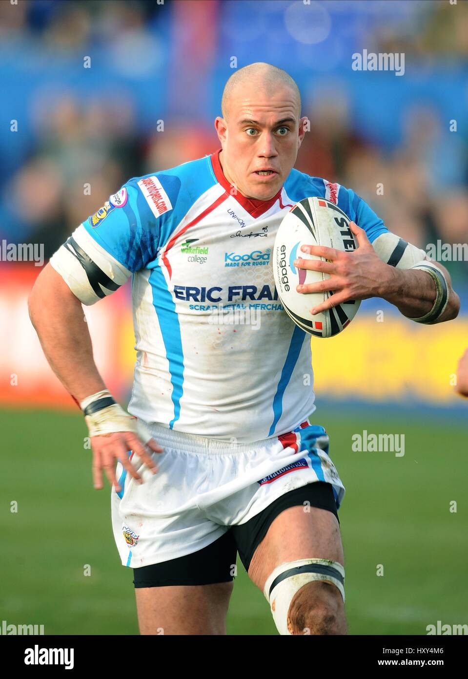RICKY BIBEY WAKEFIELD WILDCATS RLFC BELLE VUE STADIUM WAKEFIELD ENGLAND ...