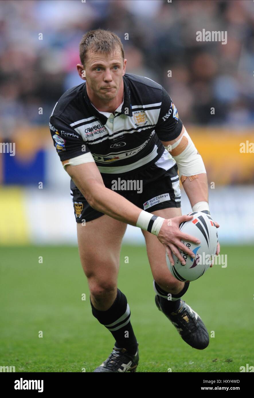RICHARD HORNE HULL FC KC STADIUM HULL ENGLAND 10 April 2009 Stock Photo ...