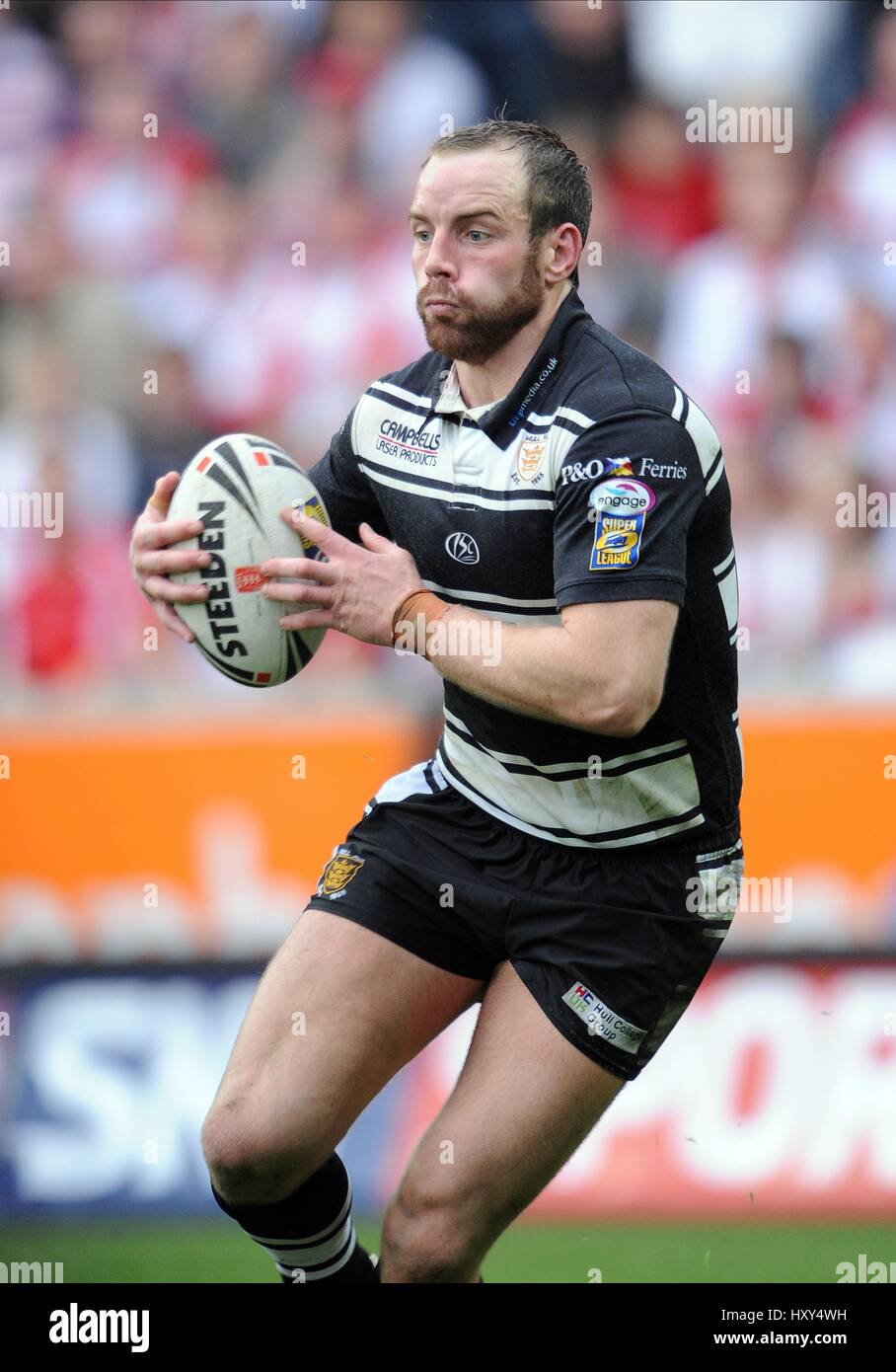 EWAN DOWES HULL FC RLFC KC STADIUM HULL ENGLAND 10 April 2009 Stock ...
