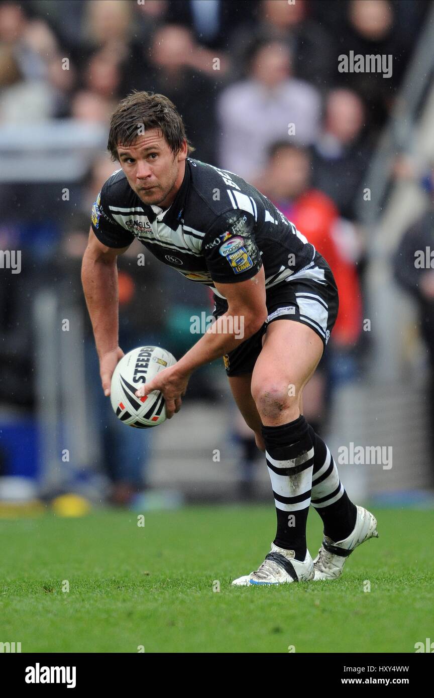 SHAUN BERRIGAN HULL FC KC STADIUM HULL ENGLAND 10 April 2009 Stock ...