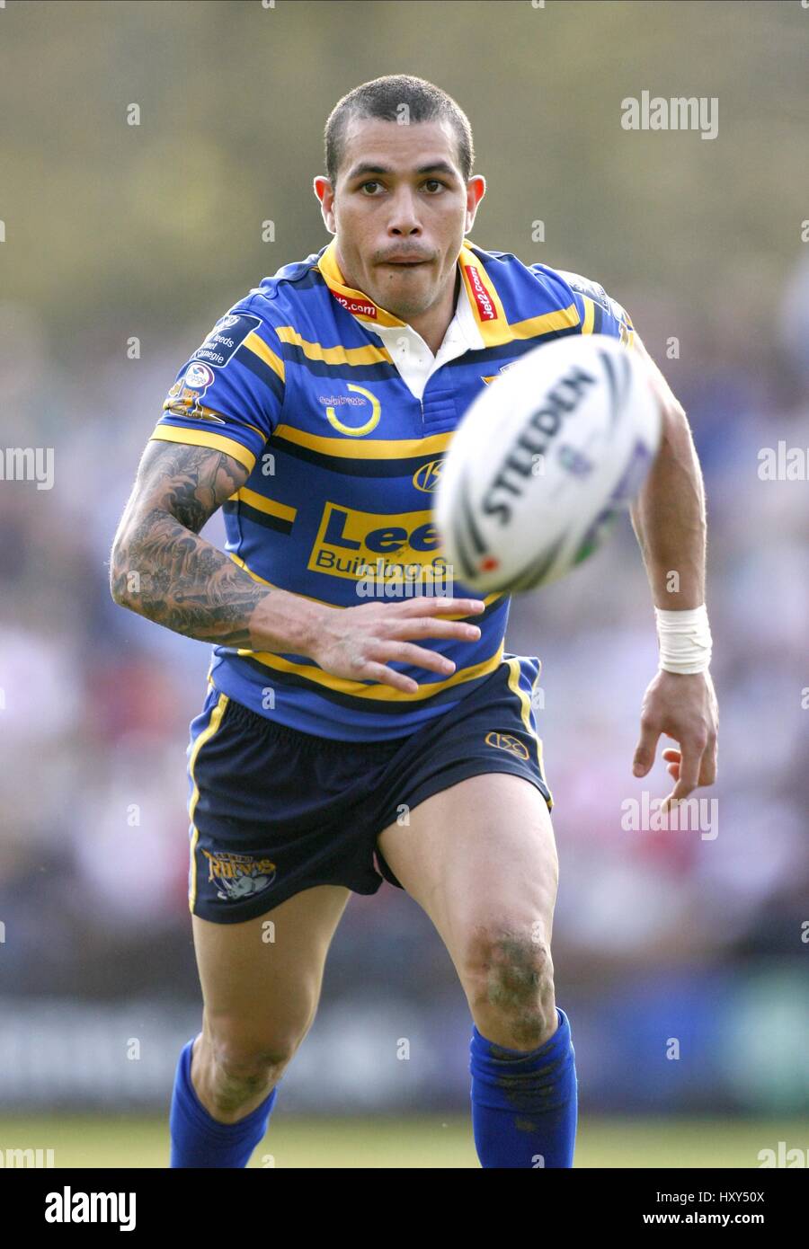 BRENT WEBB LEEDS RHINOS RLFC HEADINGLEY CARNEGIE LEEDS ENGLAND 05 April ...