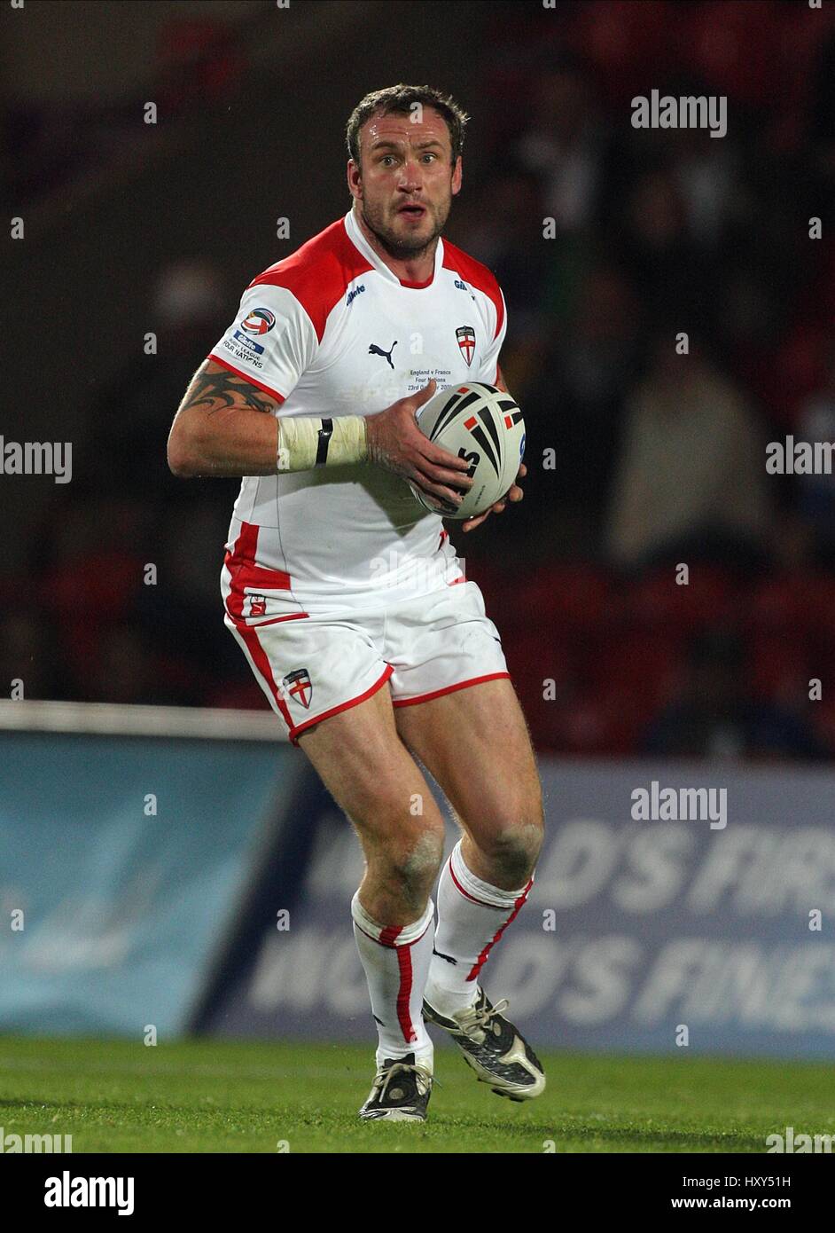 JAMIE PEACOCK ENGLAND RUGBY LEAGUE KEEPMOAT STADIUM DONCASTER ENGLAND ...