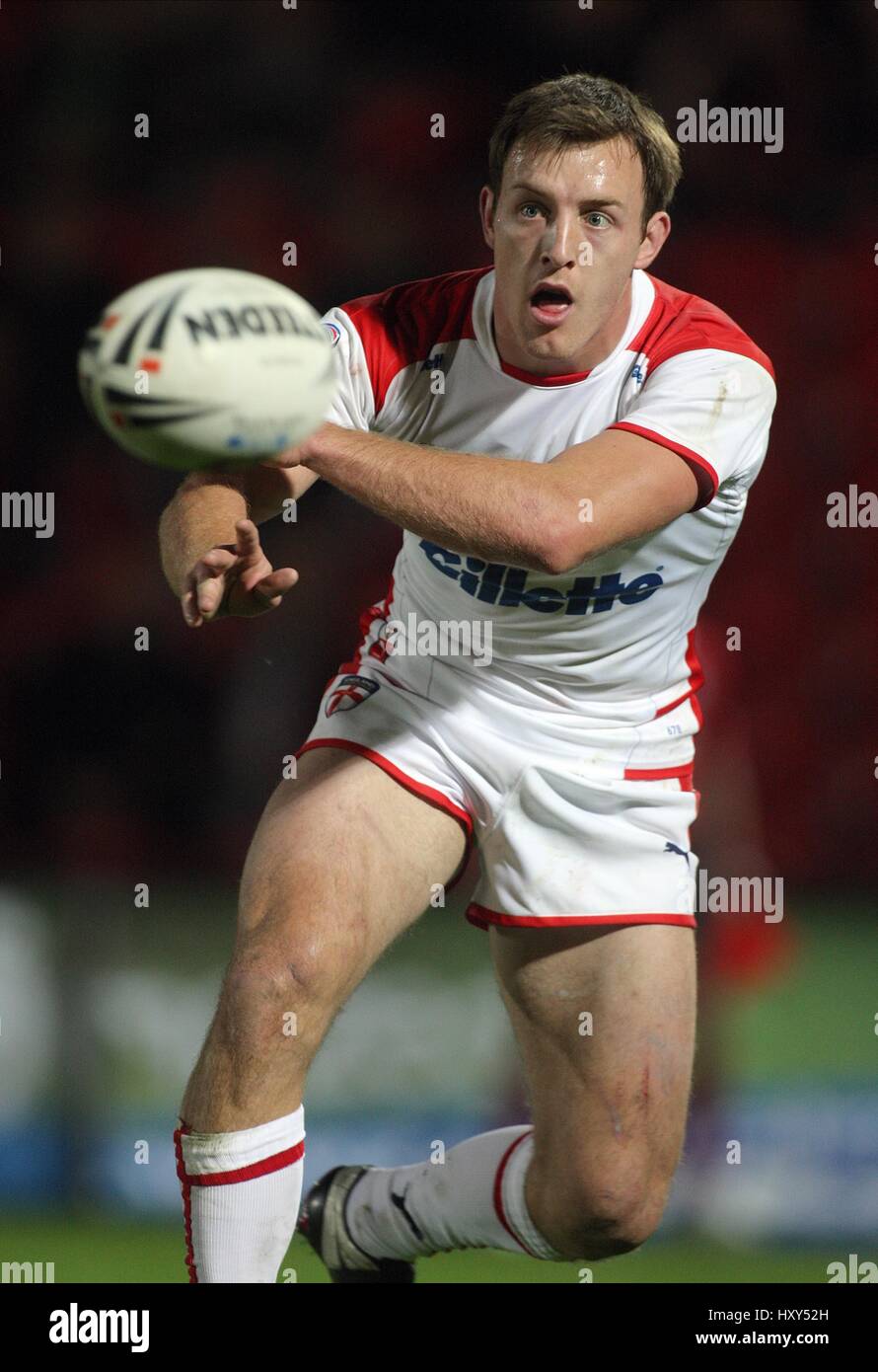 JAMES ROBY ENGLAND RUGBY LEAGUE KEEPMOAT STADIUM DONCASTER ENGLAND 23 ...