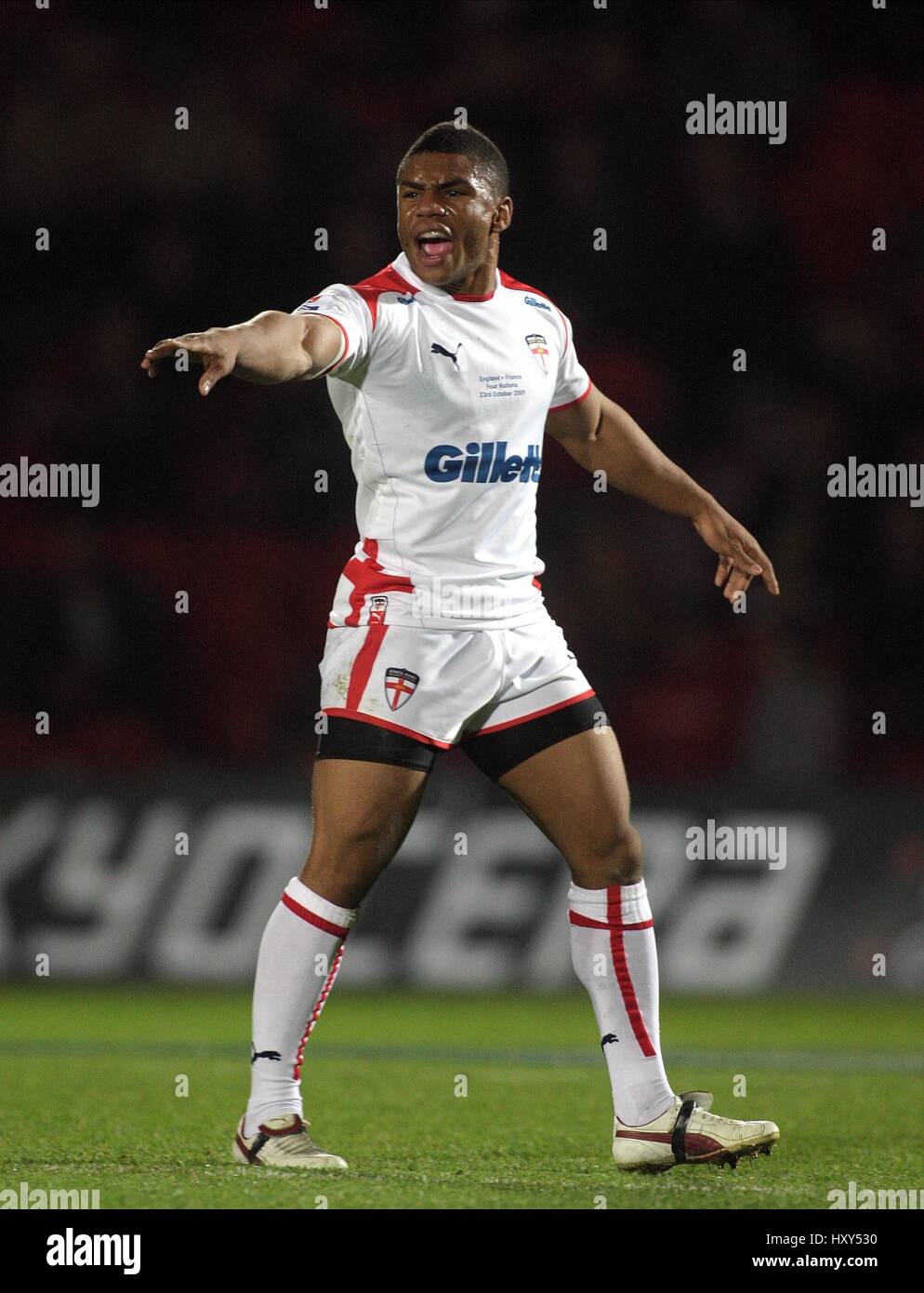 KYLE EASTMOND ENGLAND RUGBY LEAGUE KEEPMOAT STADIUM DONCASTER ENGLAND ...