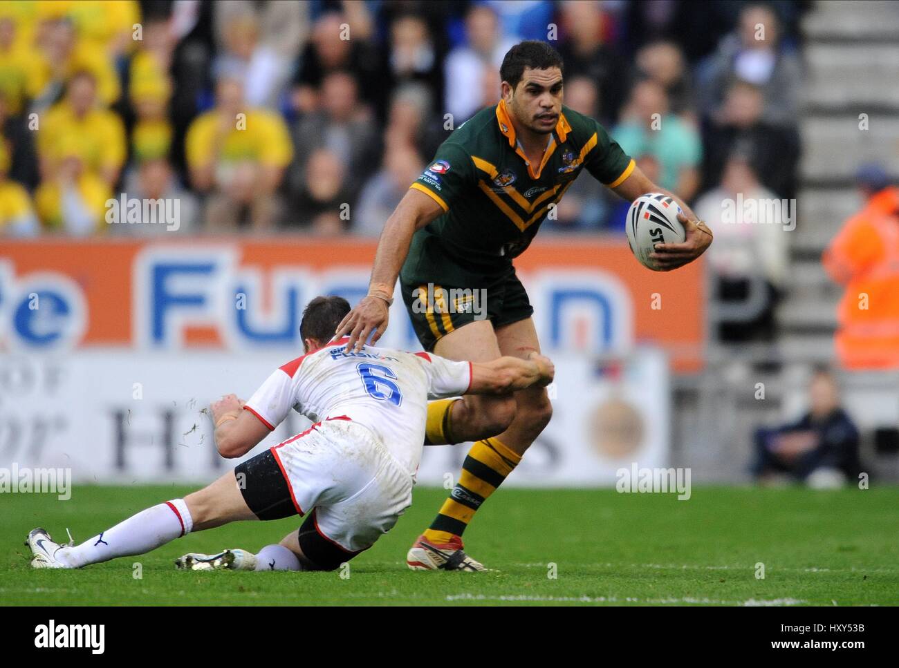 DANNY MCGUIRE & GREG INGLIS ( ENGLAND V AUSTRALIA DW STADIUM WIGAN ...