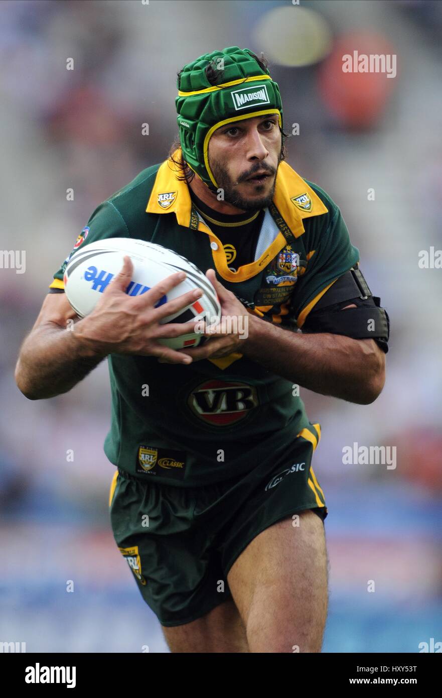 JOHNATHAN THURSTON AUSTRALIA RL DW STADIUM WIGAN ENGLAND 31 October ...