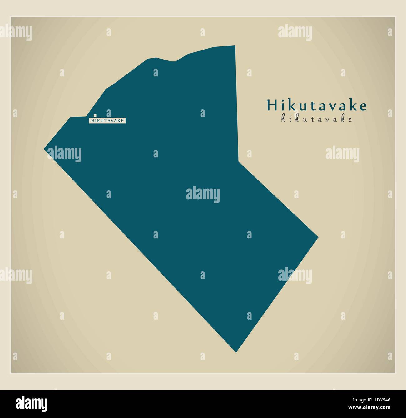 Modern Map - Hikutavake NU Stock Vector Image & Art - Alamy