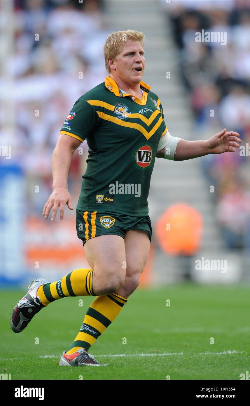 BEN HANNANT AUSTRALIA DW STADIUM WIGAN ENGLAND 31 October 2009 Stock ...