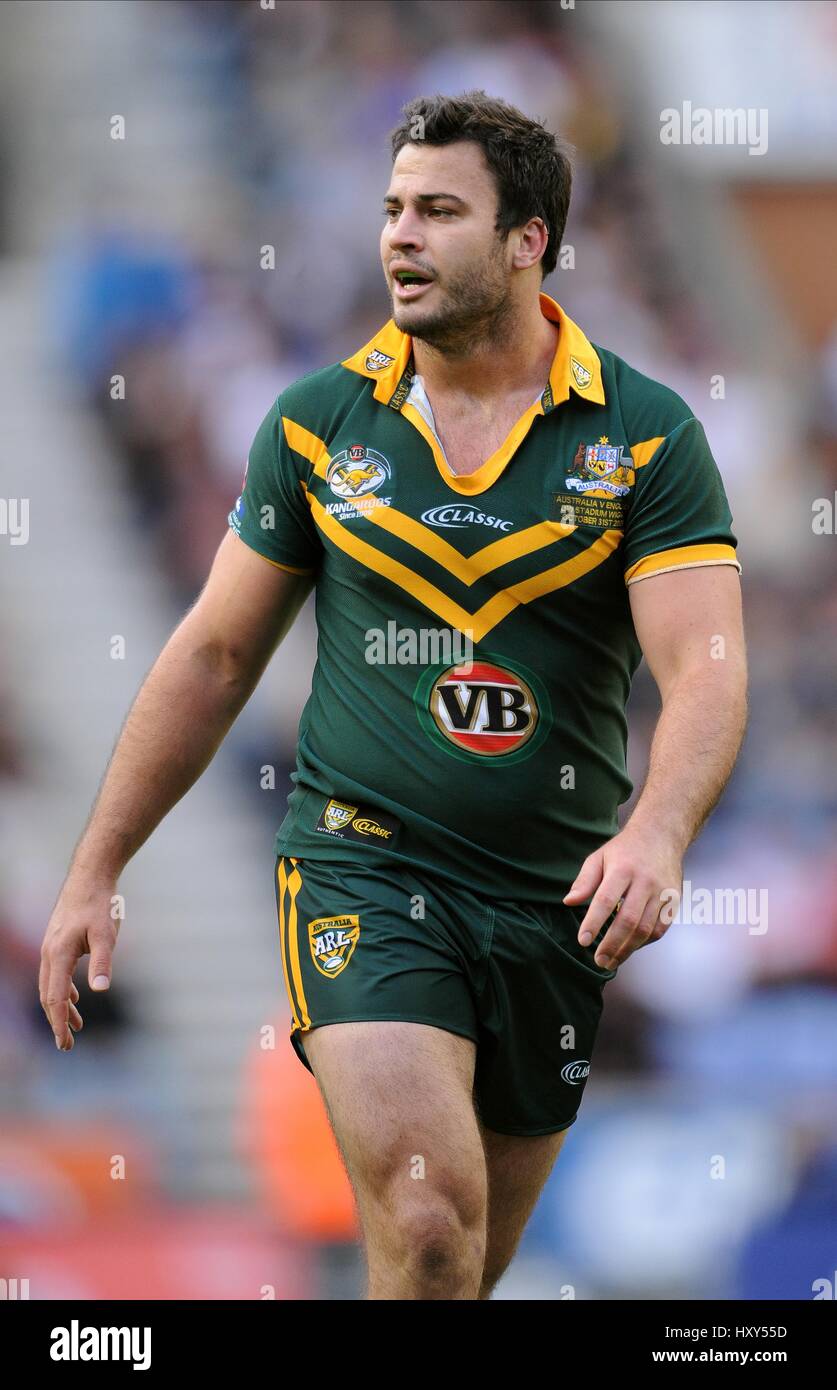 DAVID SHILLINGTON AUSTRALIA DW STADIUM WIGAN ENGLAND 31 October 2009 ...