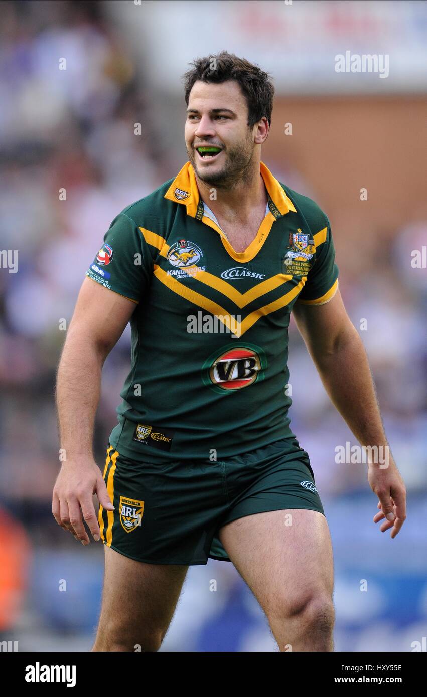 DAVID SHILLINGTON AUSTRALIA DW STADIUM WIGAN ENGLAND 31 October 2009 ...