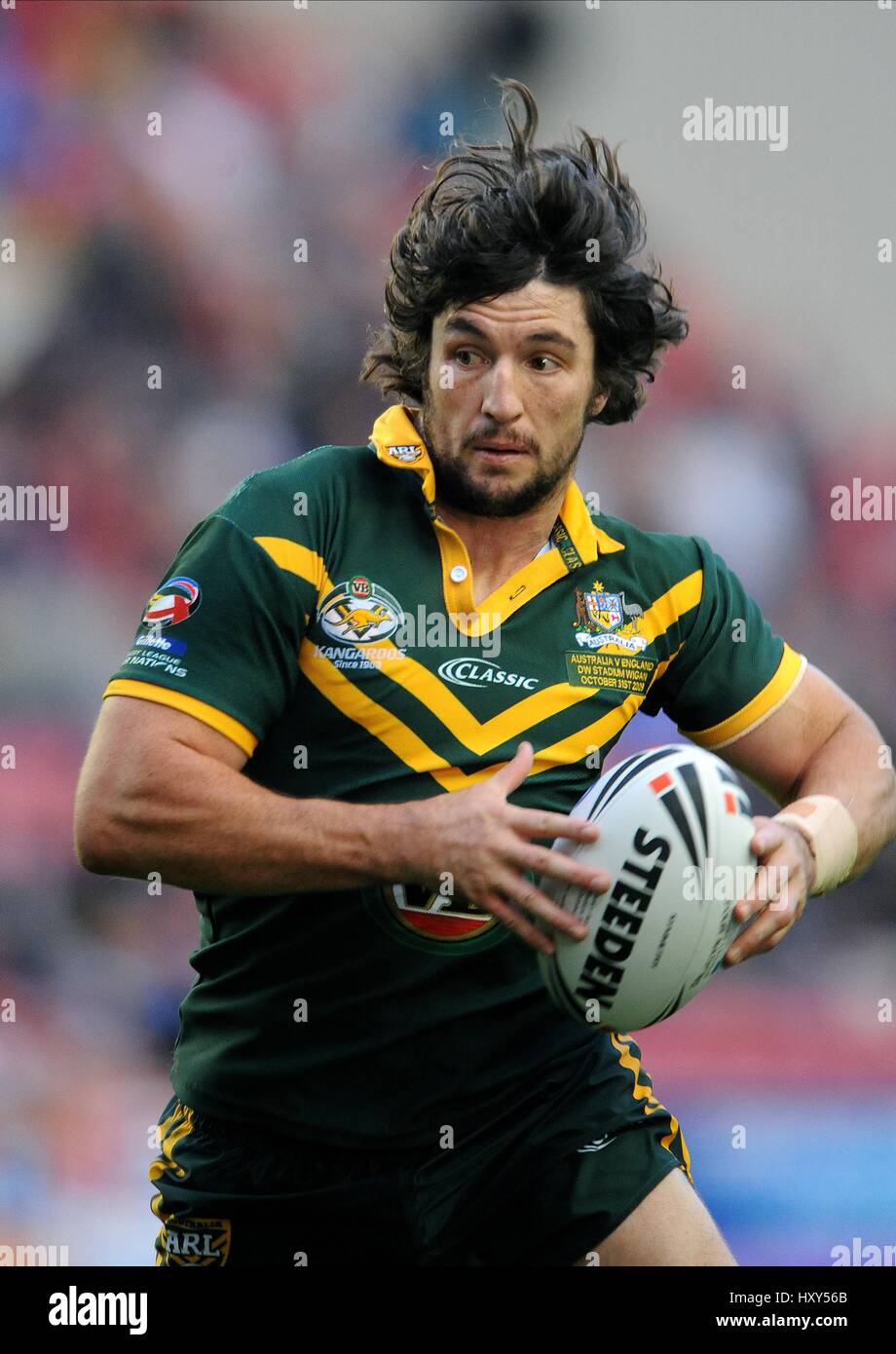 NATHAN HINDMARSH AUSTRALIA DW STADIUM WIGAN ENGLAND 31 October 2009 ...