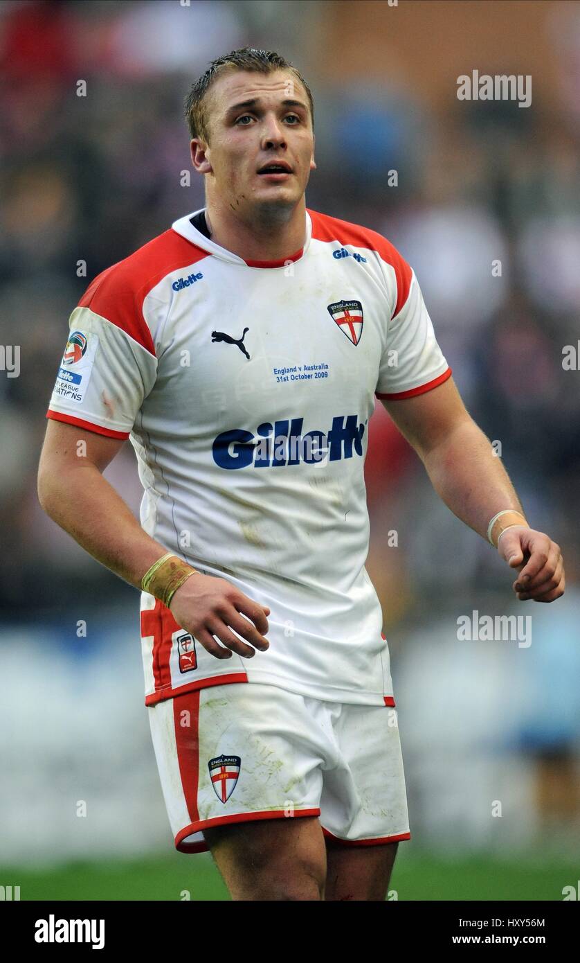 LEE SMITH ENGLAND DW STADIUM WIGAN ENGLAND 31 October 2009 Stock Photo ...