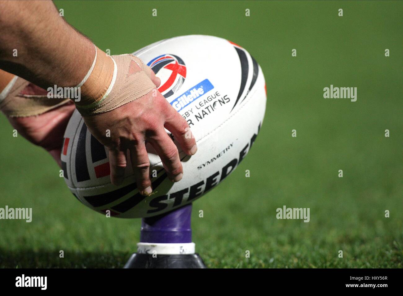 Rugby league ball hi-res stock photography and images - Alamy
