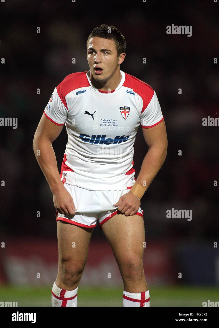 SAM BURGESS ENGLAND RUGBY LEAGUE KEEPMOAT STADIUM DONCASTER ENGLAND 23 ...