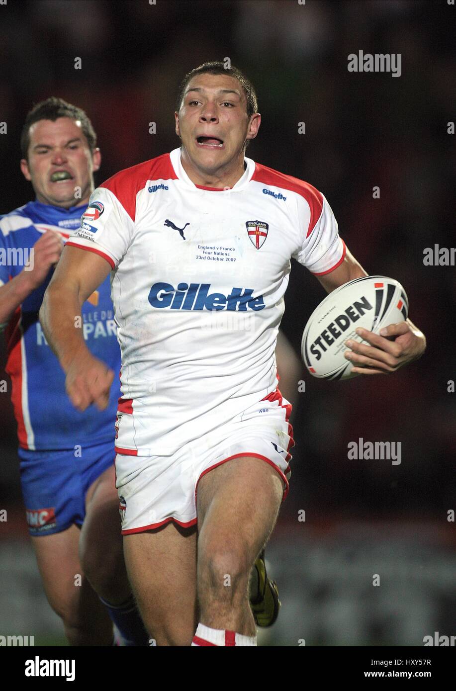 RYAN HALL ENGLAND RUGBY LEAGUE KEEPMOAT STADIUM DONCASTER ENGLAND 23 ...