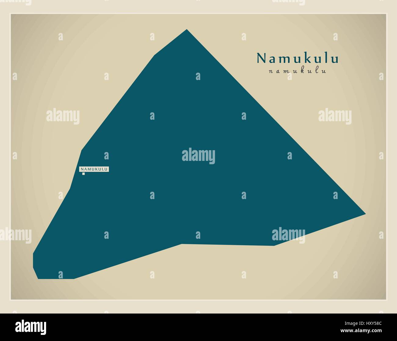 Modern Map - Namukulu NU Stock Vector Image & Art - Alamy