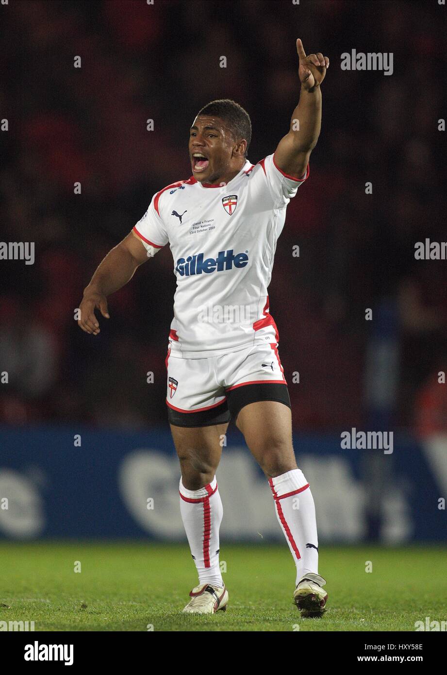 KYLE EASTMOND ENGLAND RUGBY LEAGUE KEEPMOAT STADIUM DONCASTER ENGLAND ...