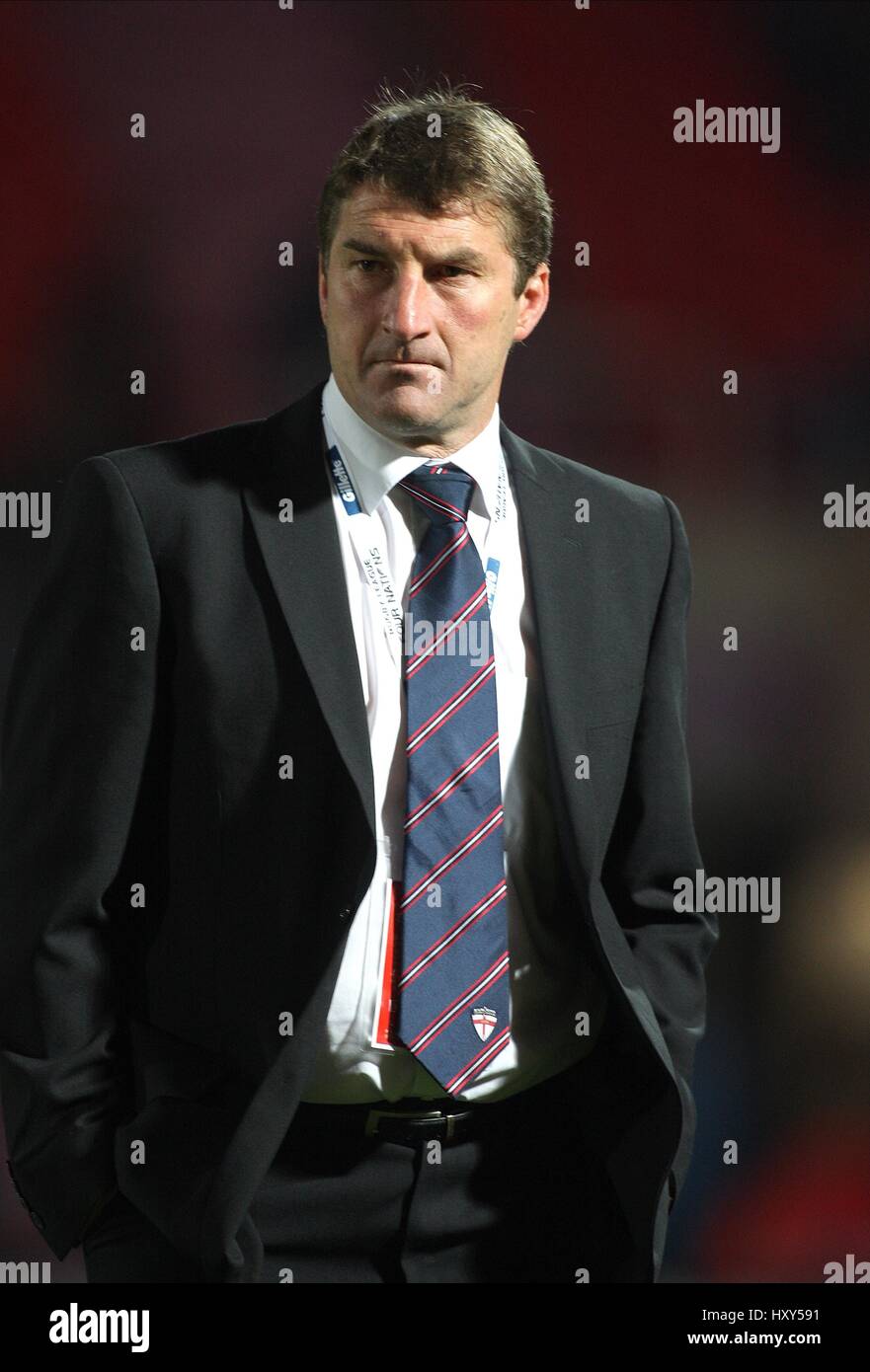 TONY SMITH ENGLAND RUGBY LEAGUE COACH KEEPMOAT STADIUM DONCASTER ...