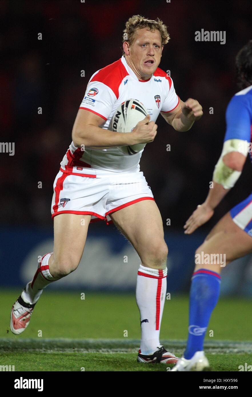 BEN WESTWOOD ENGLAND RUGBY LEAGUE KEEPMOAT STADIUM DONCASTER ENGLAND 23 ...