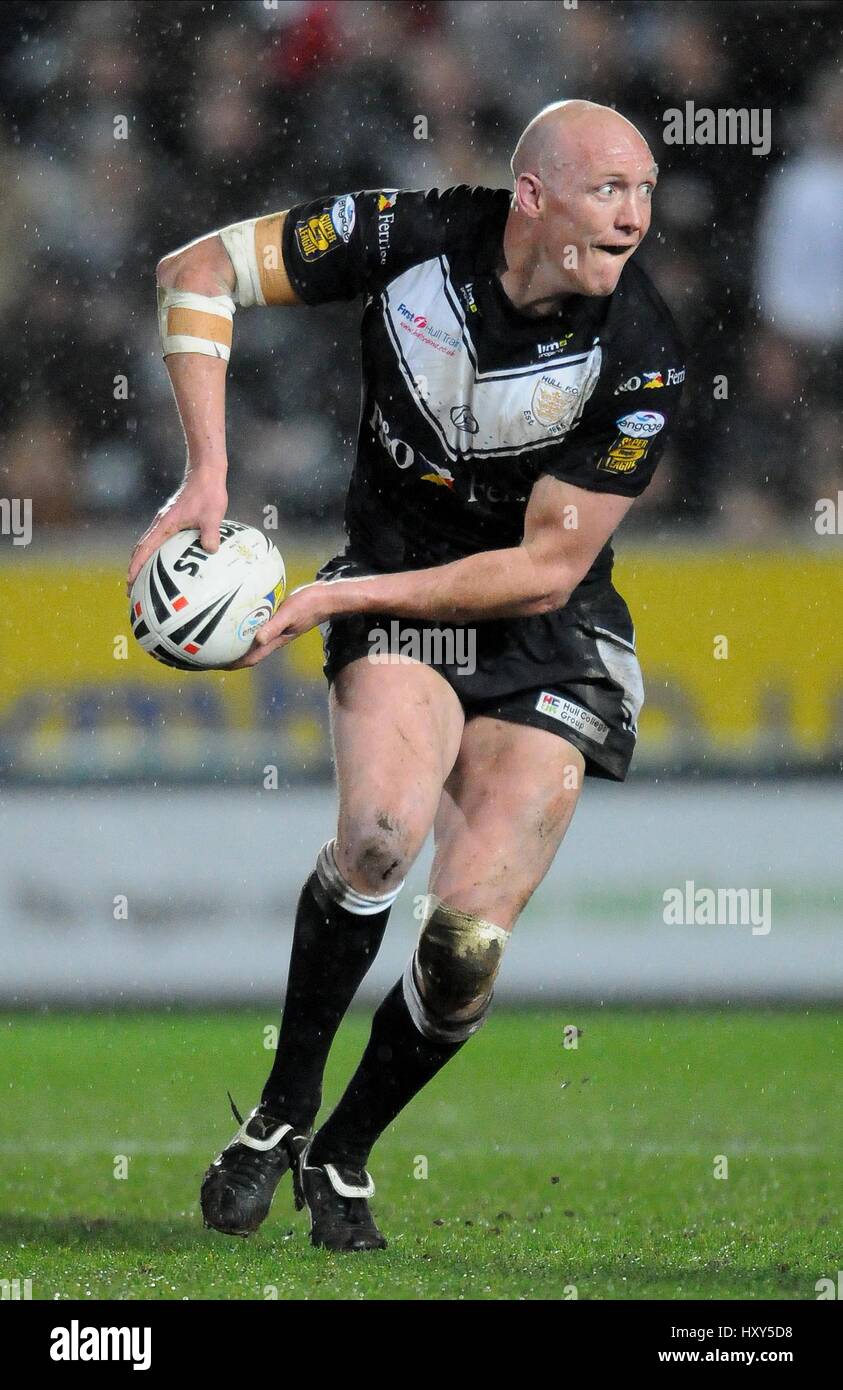 CRAIG BERRIGAN HULL FC KC STADIUM HULL ENGLAND 19 March 2010 Stock ...