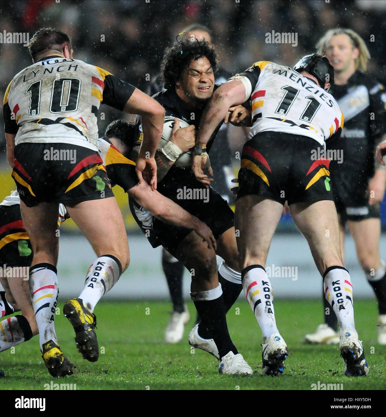 A LYNCH E LAUAKI & S MENZIES HULL V BRADFORD BULLS KC STADIUM HULL ...