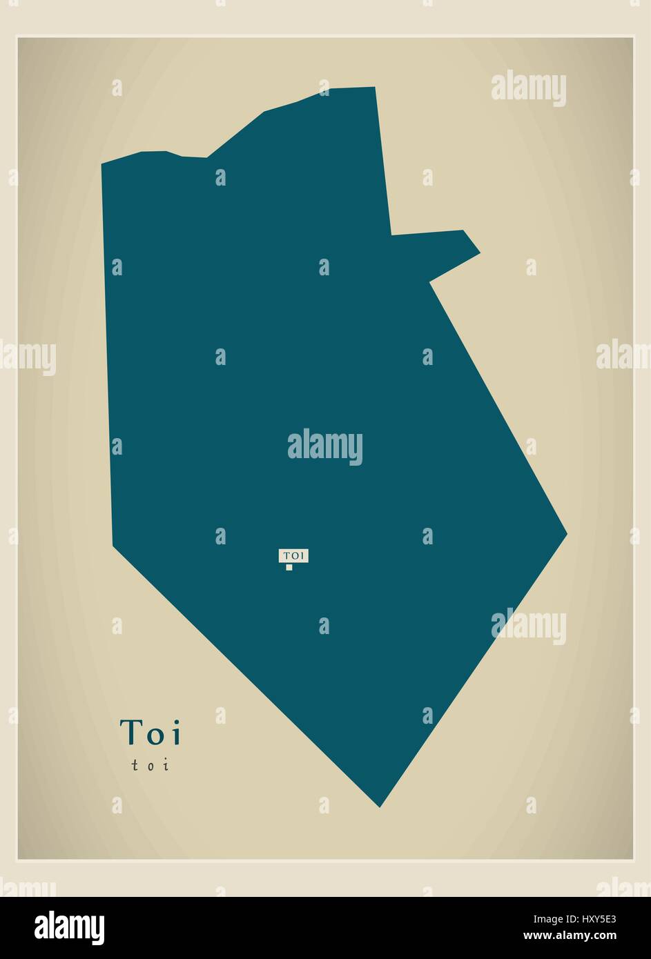 Modern Map - Toi NU Stock Vector Image & Art - Alamy