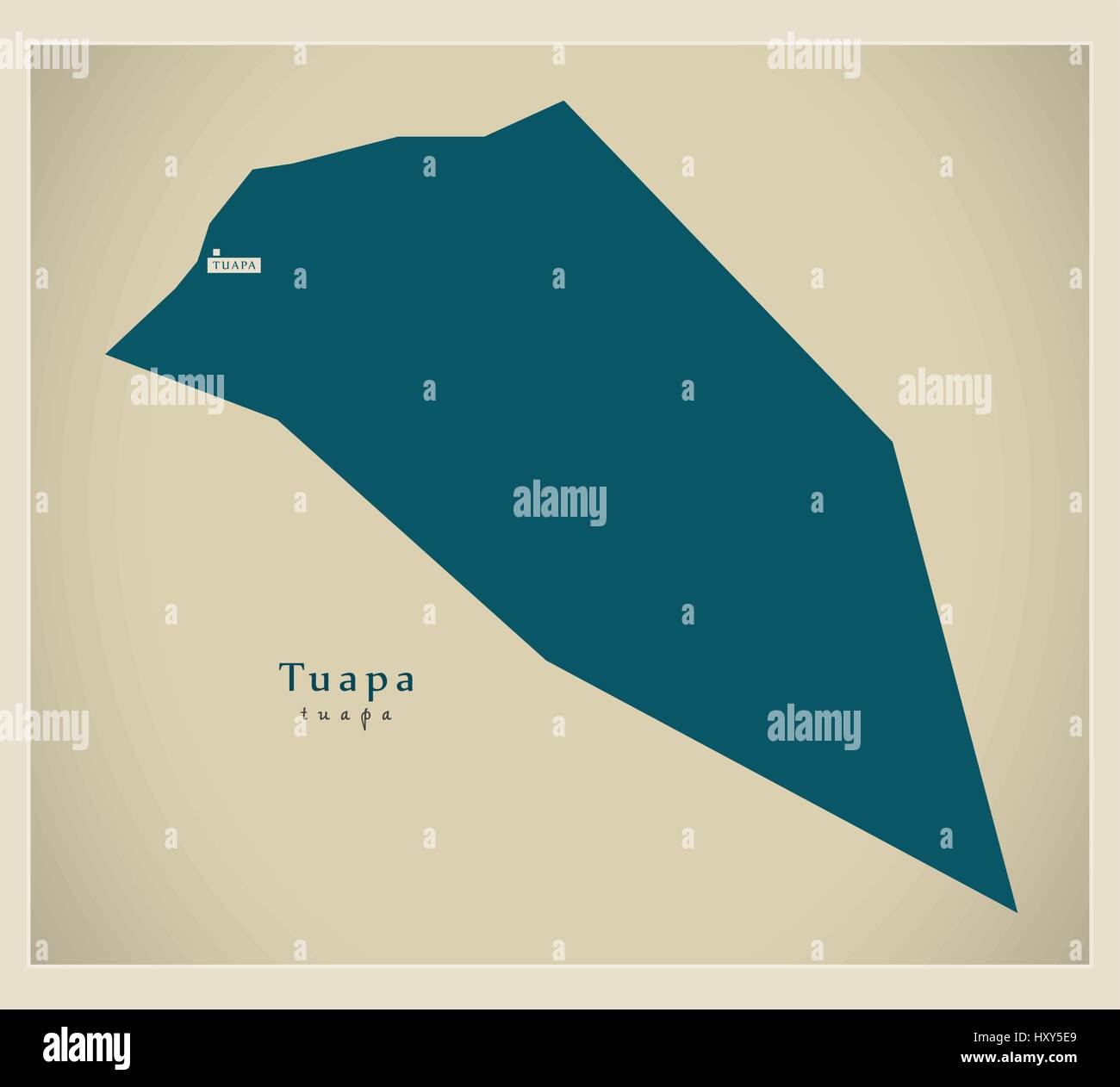 Modern Map - Tuapa NU Stock Vector Image & Art - Alamy