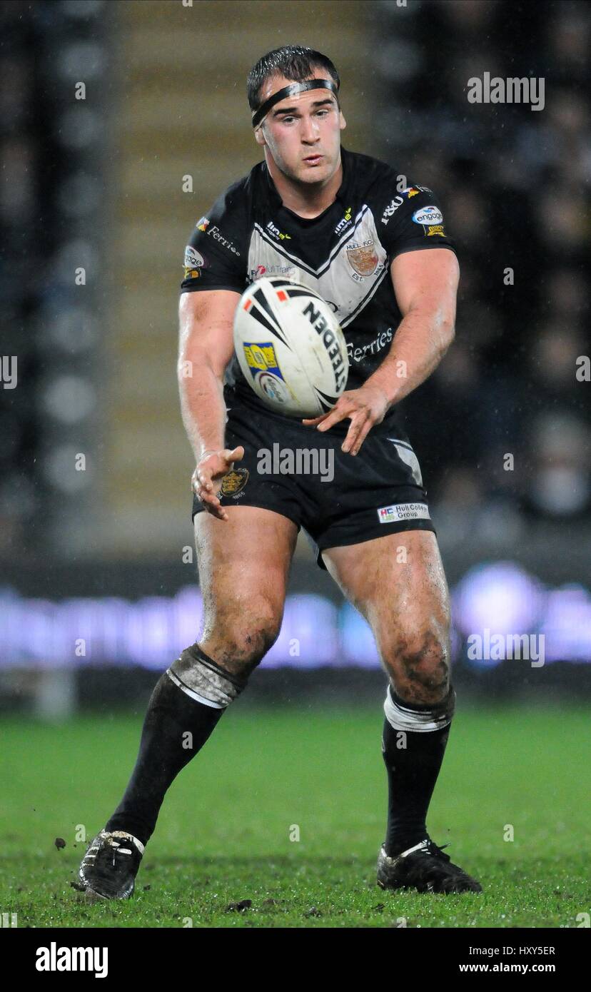 DANNY HOUGHTON HULL FC KC STADIUM HULL ENGLAND 19 March 2010 Stock ...