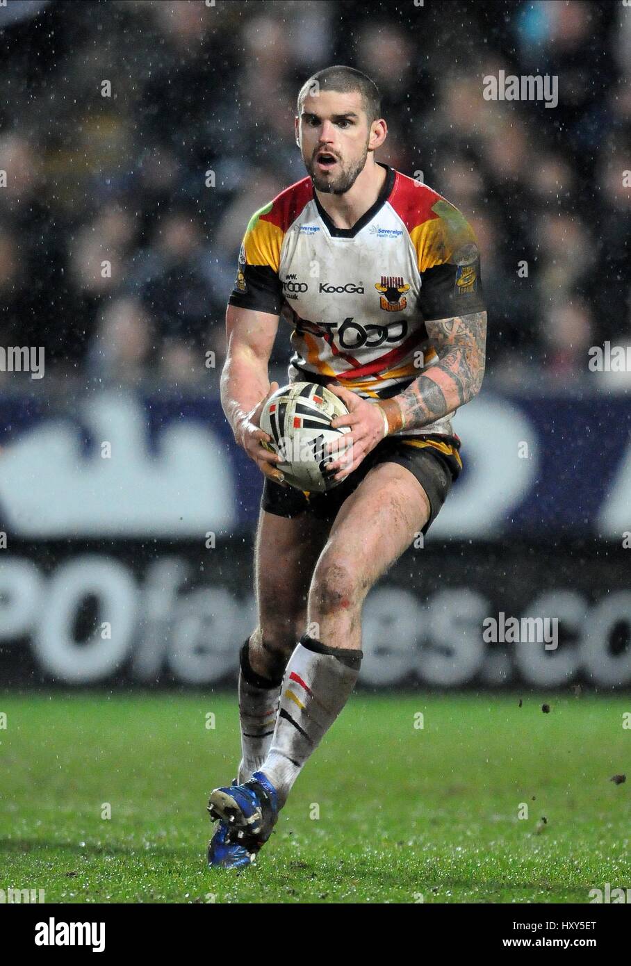 STUART REARDON BRADFORD BULLS RLFC KC STADIUM HULL ENGLAND 19 March ...